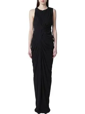 ENTIRE STUDIOS Twisted Draped Maxi Dress - Black