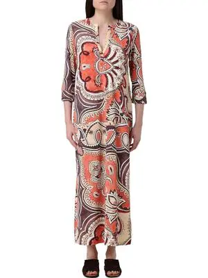 Malìparmi Paisley Print Maxi Dress - Multicolor