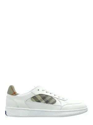 Burberry Check Terrace Sneakers - Tan