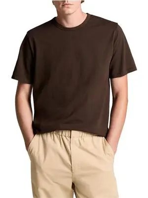 Vince Garment-dyed Cotton T-shirt - Red