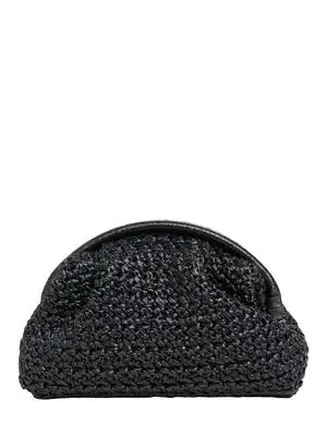 ELEVENTY Eleventy Raffia Woven Clutch Bag