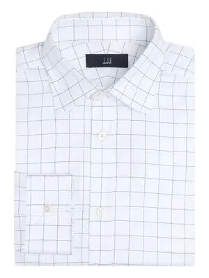 Dunhill Cotton Check Shirt - Navy