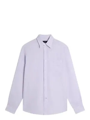 Dunhill Linen Button-up Shirt - Purple