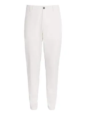 Eleventy Cotton-silk Chinos - White