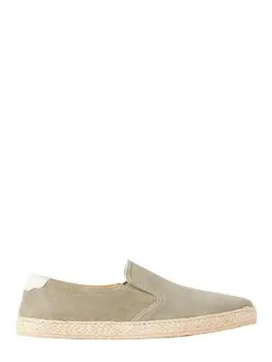 Brunello Cucinelli Suede Espadrilles - Green