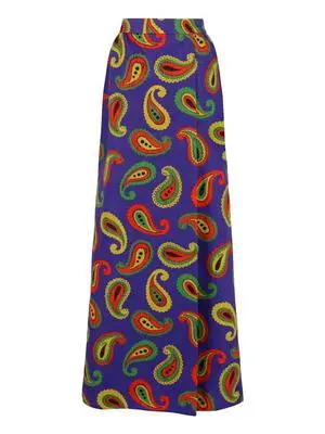 GUCCI Gucci Paisley Printed Canvas Skirt