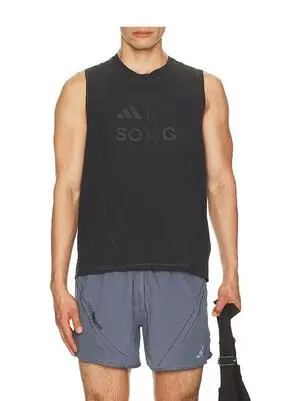 ADIDAS X SONG FOR THE MUTE Running Singlet - Black