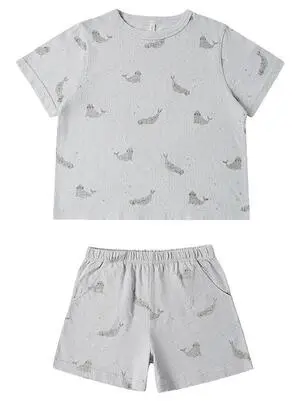 RYLEE + CRU Seal Print Cotton Play Set - Seals