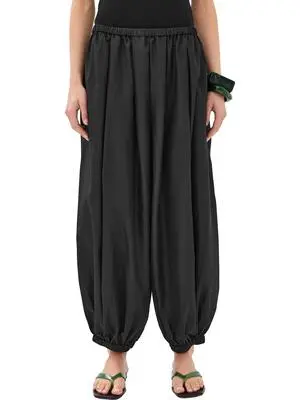 Tibi Summer Nylon Zeppelin Pants - Black