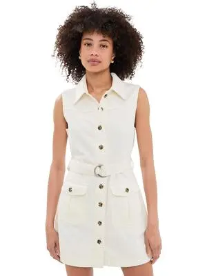 SEVENTY + MOCHI Dalia Dress - Herringbone Ecru