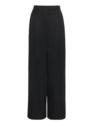 Eleventy Pleated Straight Leg Trousers - Black