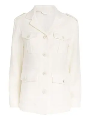 Eleventy Utility Safari Jacket - Ivory