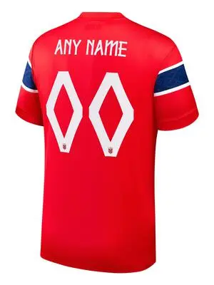 Nike Norway 2026 Stadium Home Replica Custom Soccer Jersey - Red