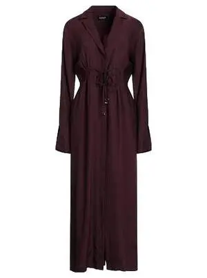 DONDUP Maxi Dress Acetate, Silk - Red