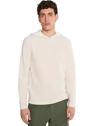 Vince Double Face Pull Over Hoodie - Bone