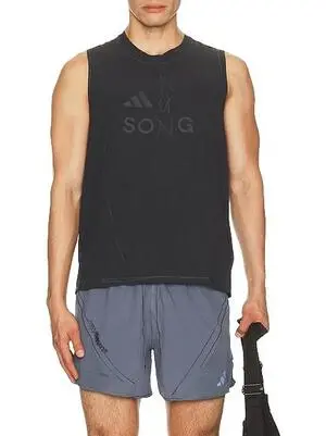 ADIDAS X SONG FOR THE MUTE Running Singlet - Black