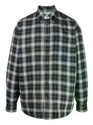 DIESEL® S-dewny-double-check-a Shirt Jacket - Black