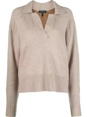 Rag & Bone Bridget Polo Jumper - Neutrals