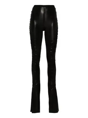 Rick Owens Svita Side-slit Flared Trousers - Black