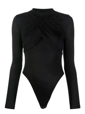 Viktor & Rolf Draped Bodysuit - Black