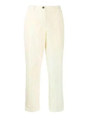 Woolrich Cropped Corduroy Trousers - Neutrals