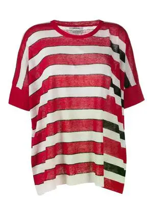 Woolrich Striped Knit Top - Red