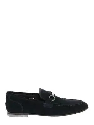 Corneliani Round-toe Suede Loafers - Blue