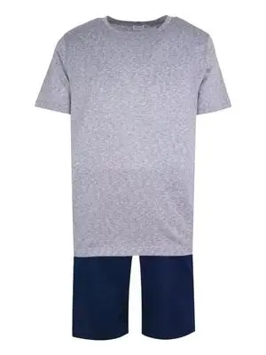 Zimmerli Geometric-print Cotton Pajamas - Grey