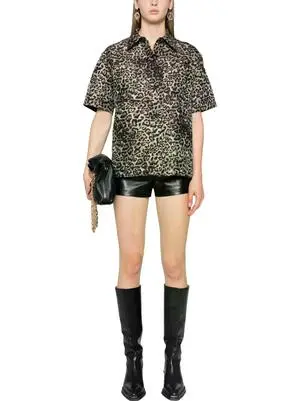 ALLSAINTS Jemi Leppo Jacquard Shirt - Black