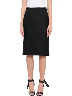 Alexander McQueen Pencil Midi Skirt - Black