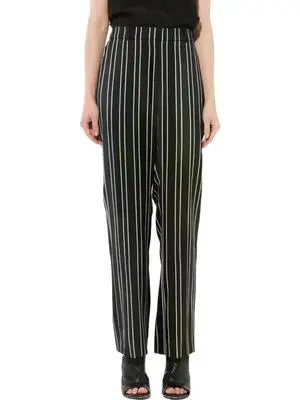 Givenchy Monochrome Striped Tailored Trousers - Black