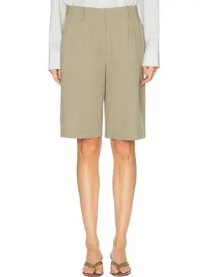 TOTEME Wide Fluid Short - Taupe