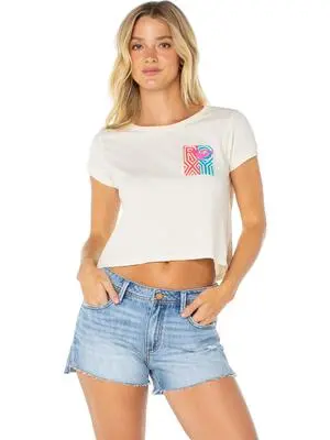 Roxy Echo T-shirt - Cloud Dancer Roxy Echo