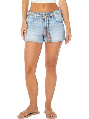 Roxy Coastal Retreat Denim Shorts - Vitamin Sea Demin Wash