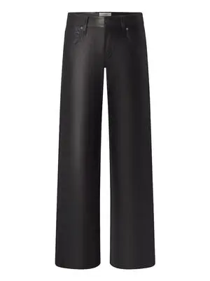 FRAME X Alexandra Leclerc The Leather Leo Pants - Black