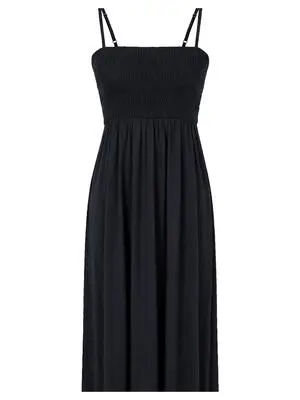 JJWINKS Montecito Maxi Rib Dress - Black