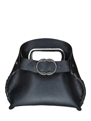 RUJ HERITAGE Mini Madeleine Bag With Jeweled Chain - Black