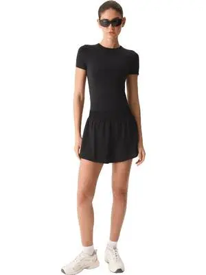 H&M Double-layered Sports Shorts - Black
