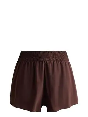 H&m Double-layered Sports Shorts - Warm Brown