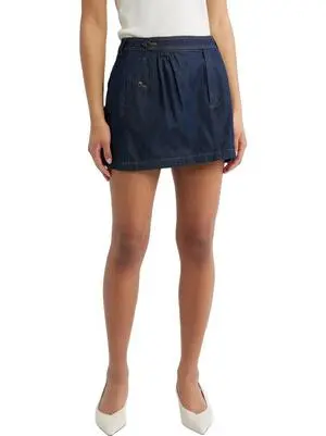 FRAME Utility Miniskirt - Rinse