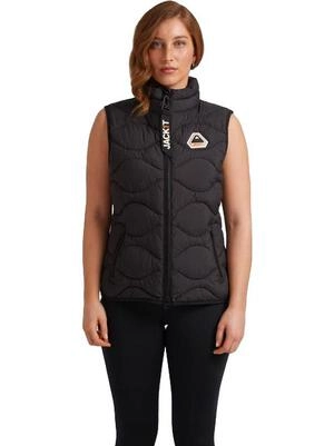 JACK1T Orbit High Neck Gilet - Black