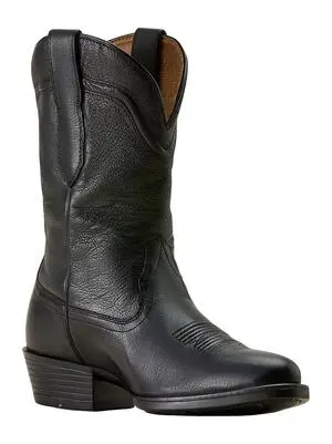 Ariat Grayson R Toe Western Boots - Eclipse Black