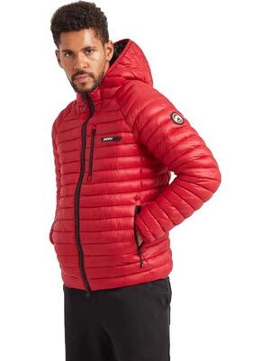 JACK1T JACK1T Satell1te Long Sleeve Hooded Jacket With PrimaLoft® Fill Cherry Red