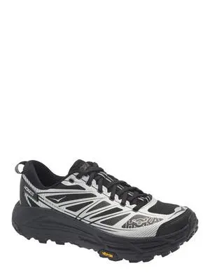 HOKA® Mafate Speed 2 Trail Running Sneakers - Black/silver