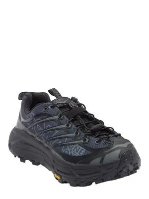 HOKA® Mafate Three2 Wordmark Sneaker - Black/outer Orbit