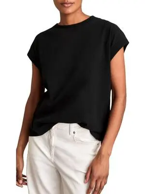 REISS Tommie Crewneck T-shirt - Black