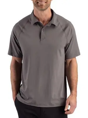 CBUK BY CUTTER & BUCK Prospect Epic Confidence Textured Performance Polo - Elemental Grey