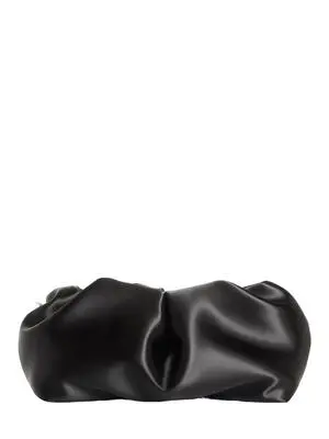 CHRISTIAN LOUBOUTIN Christian Louboutin Eva Neoprene Satin Clutch Bk01 Black