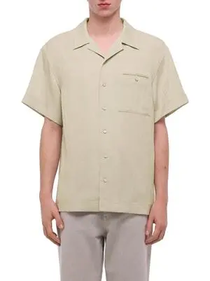 Helmut Lang Solid Camp Shirt - Ivory