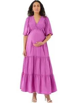 CACHE COEUR Claudette Maternity Maxi Dress - Petunia